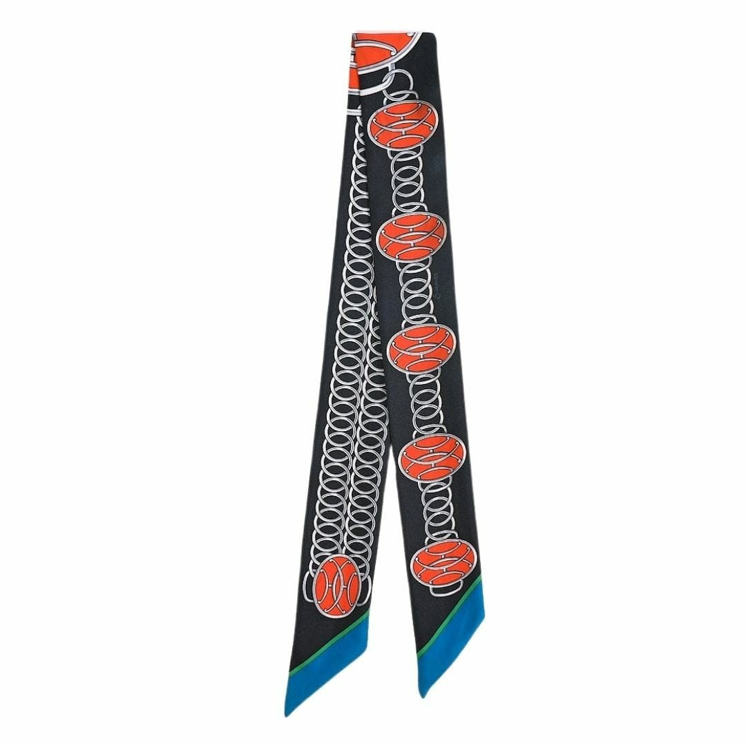 1DS0401-086 HERMES Lift Profile Twilly Noir Cobalt Verm