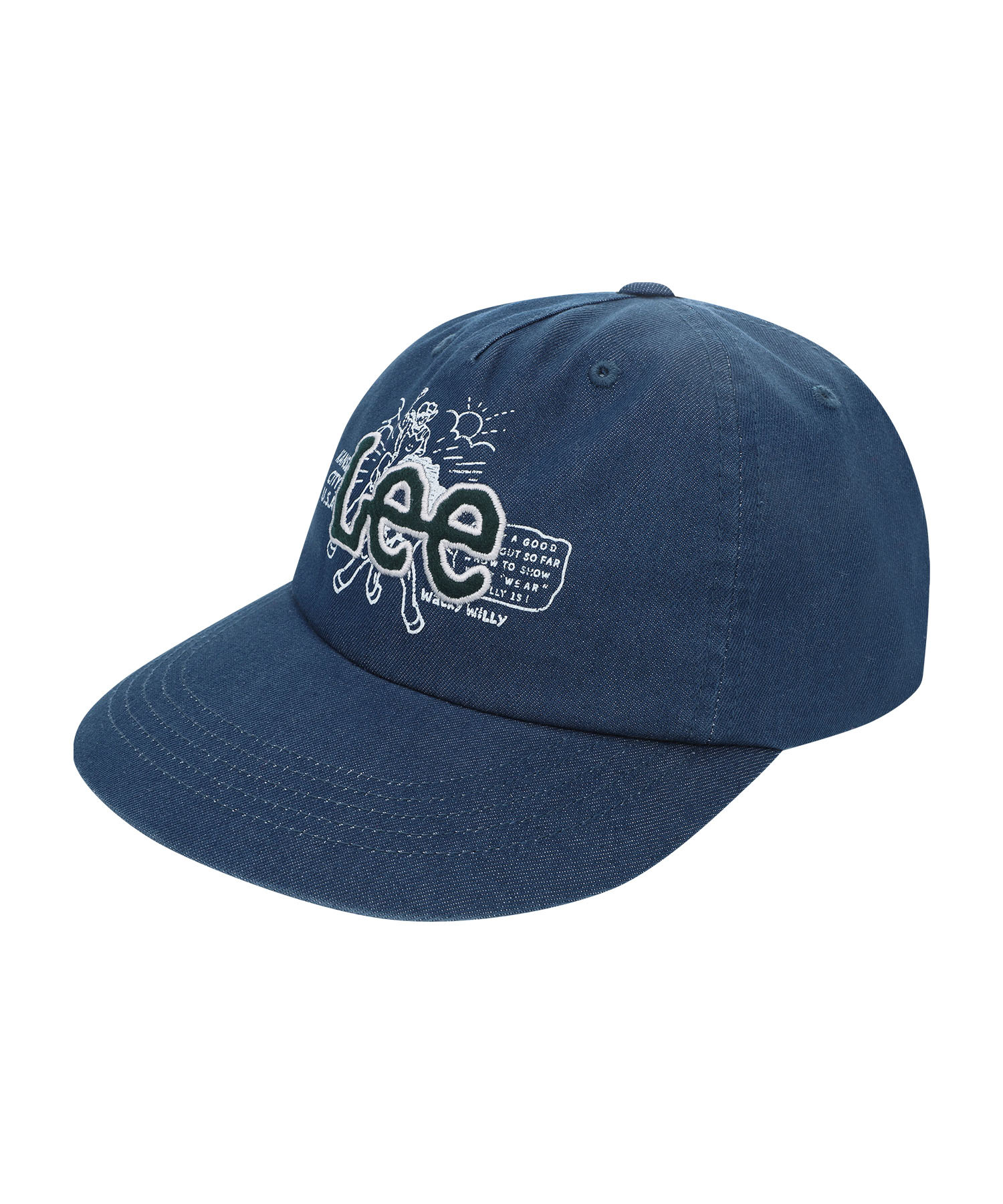 (PRE ORDER) WACKY WILLY X LEE DENIM GRAPHIC BALL CAP