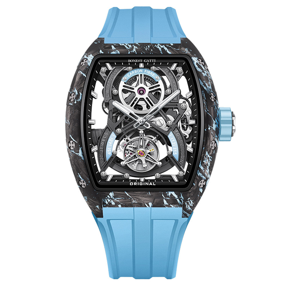 寶加地腕錶 | 陀飛輪魅影｜湖水藍