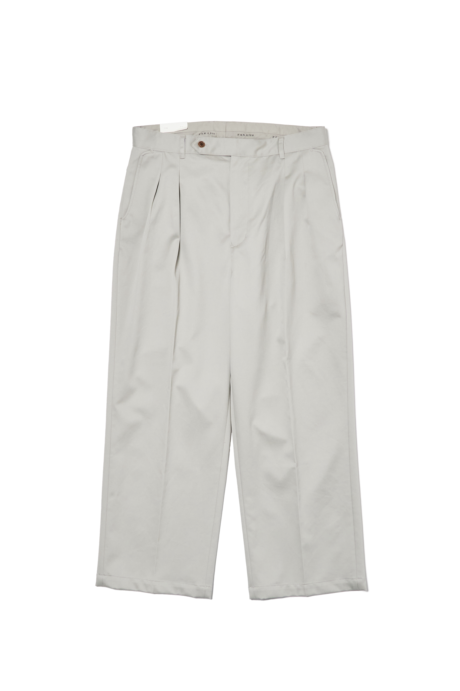 FARAH OUT TUCK WIDE TAPERED PANTS (4COL)