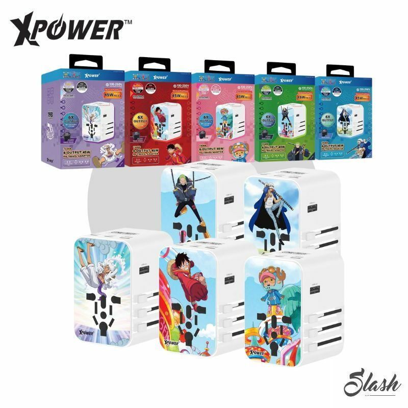 XPower x One Piece TA45B 45W 6輸出 PD3.0/PPS旅行充電器|海賊王
