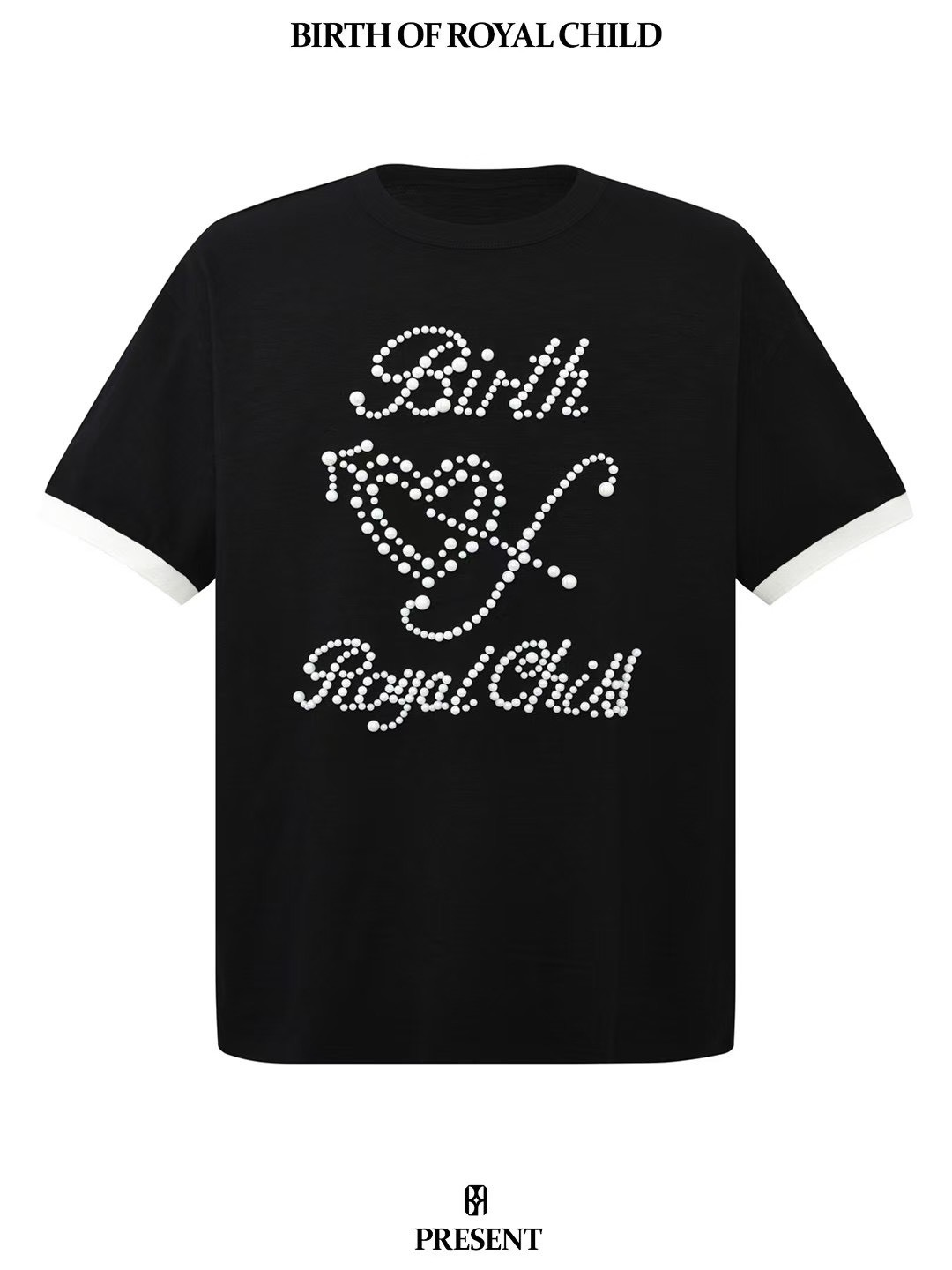 Birth Of Royal Child BORC Pearl Logo Tshirt Tee 短袖 短T 黑