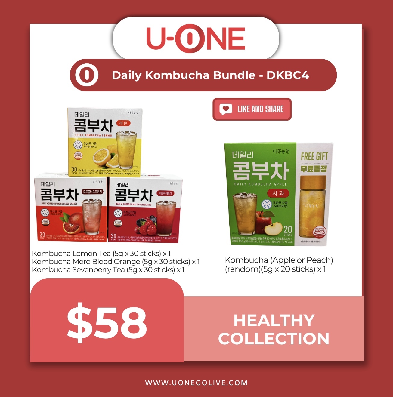Daily Kombucha Bundle - DKBC4