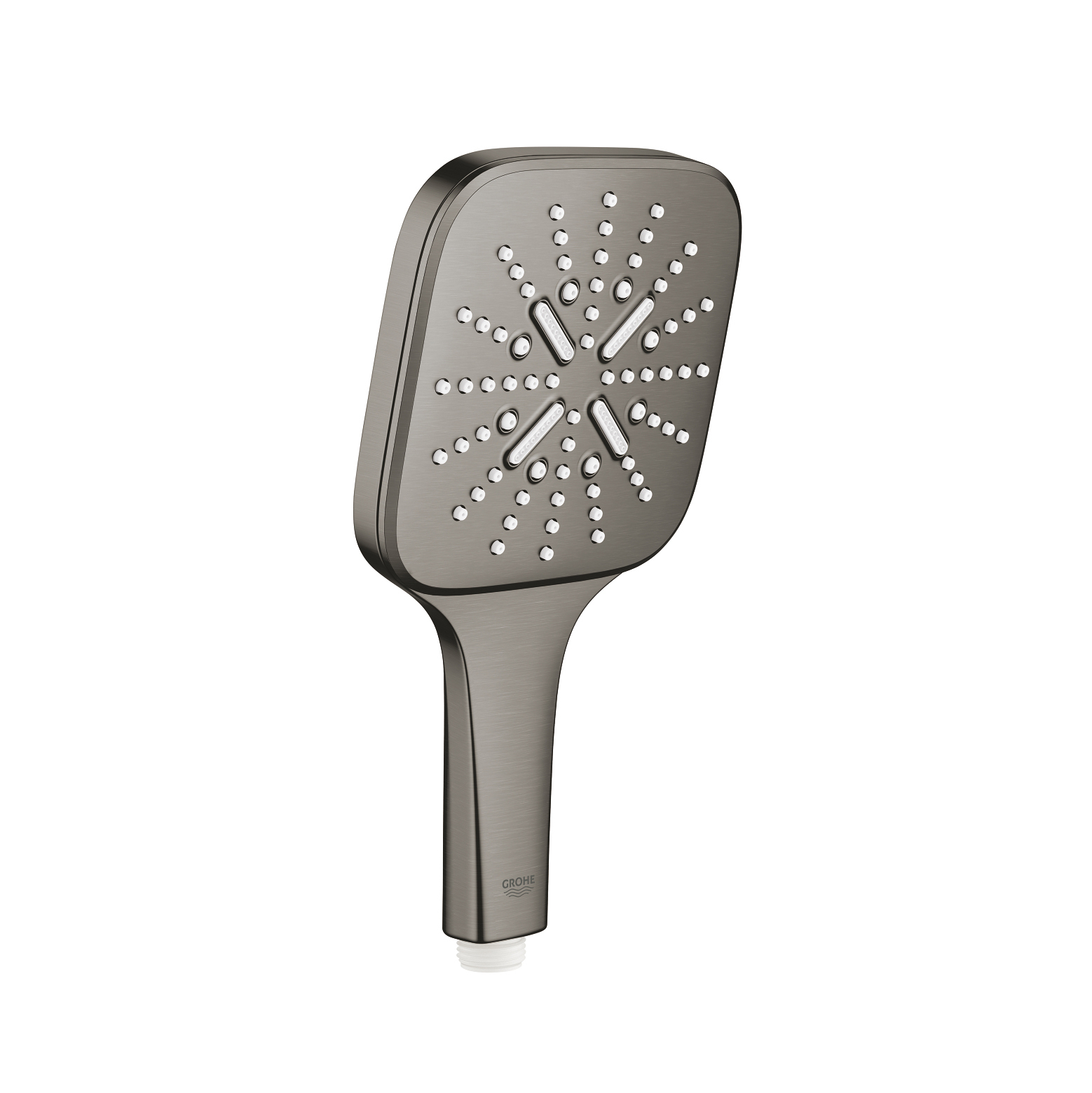 GROHE｜Rainshower SmartActive Cube 三段式方形蓮蓬頭（石墨黑）26582AL0