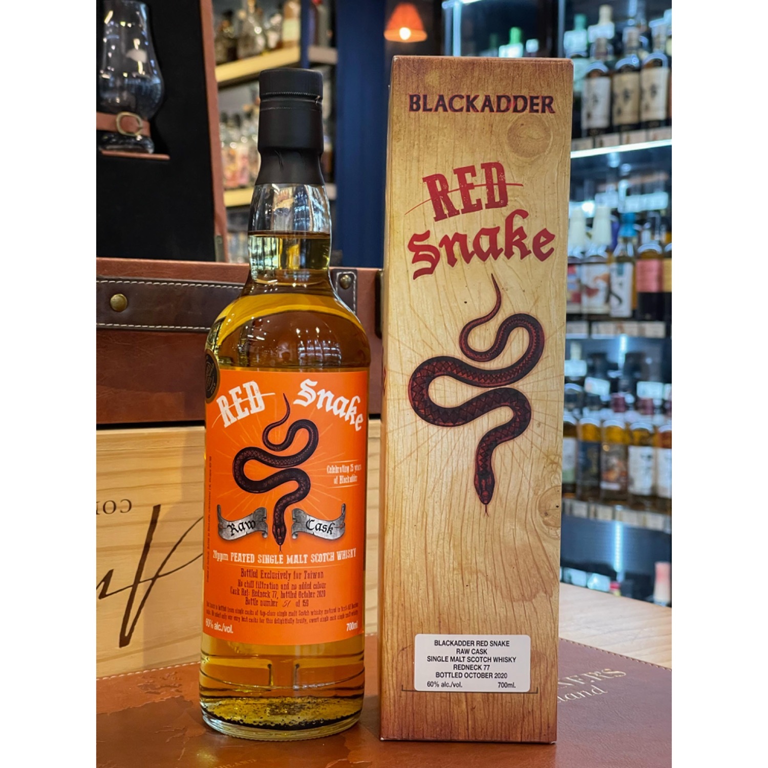 Blackadder Red Snake Raw Cask Redneck 77 20ppm Peate...