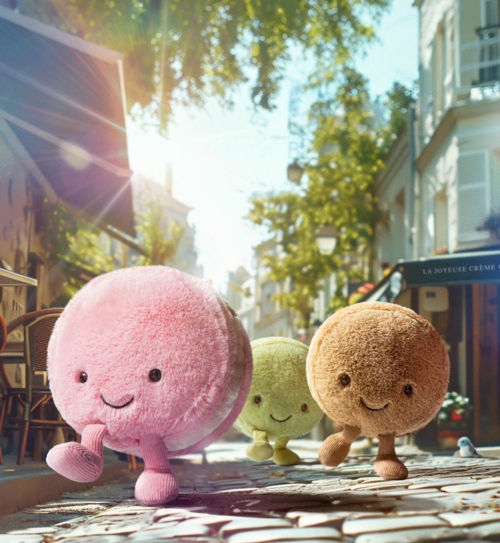 Jellycat - Amuseables Max / Mona / Mia Macaron