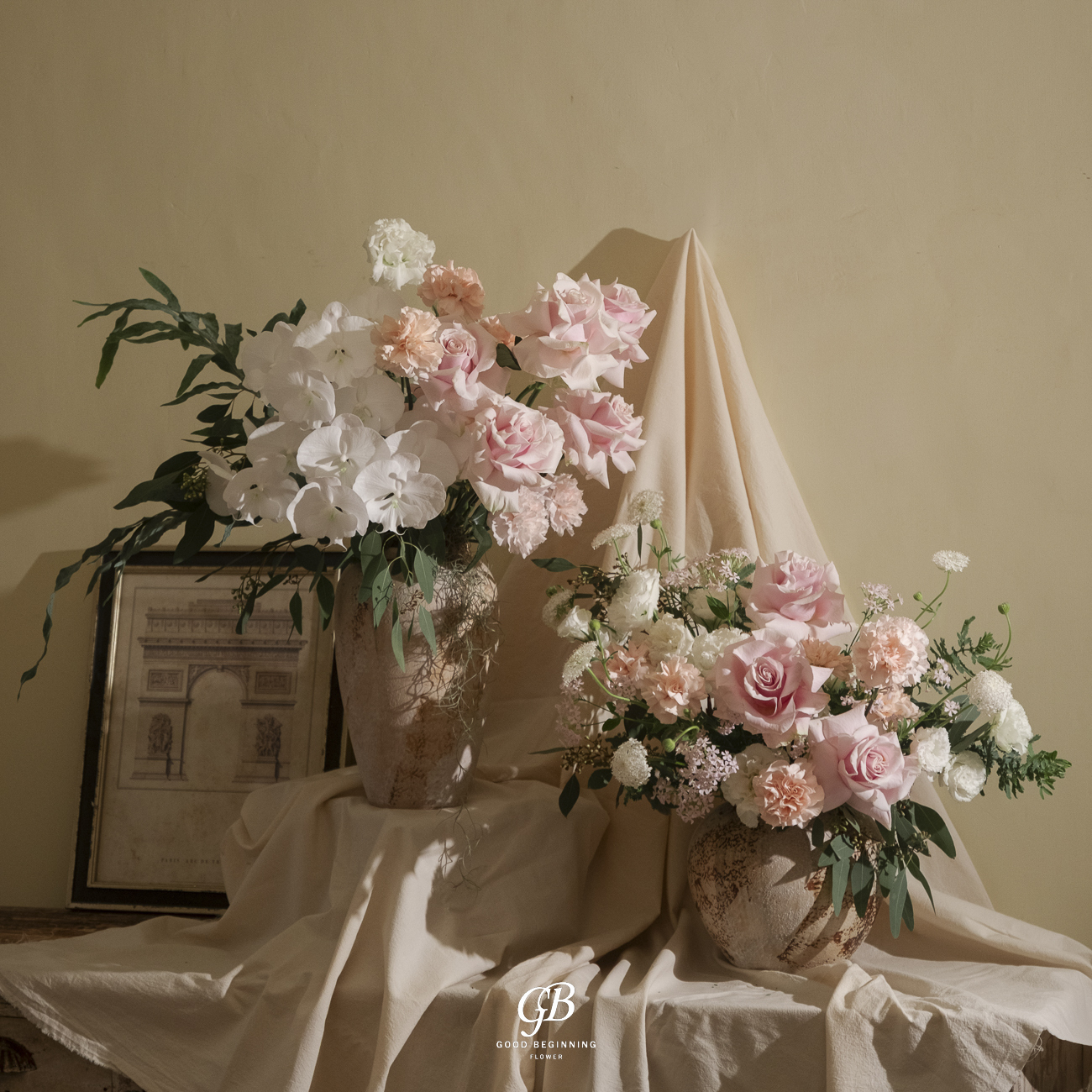 母親節粉色花禮