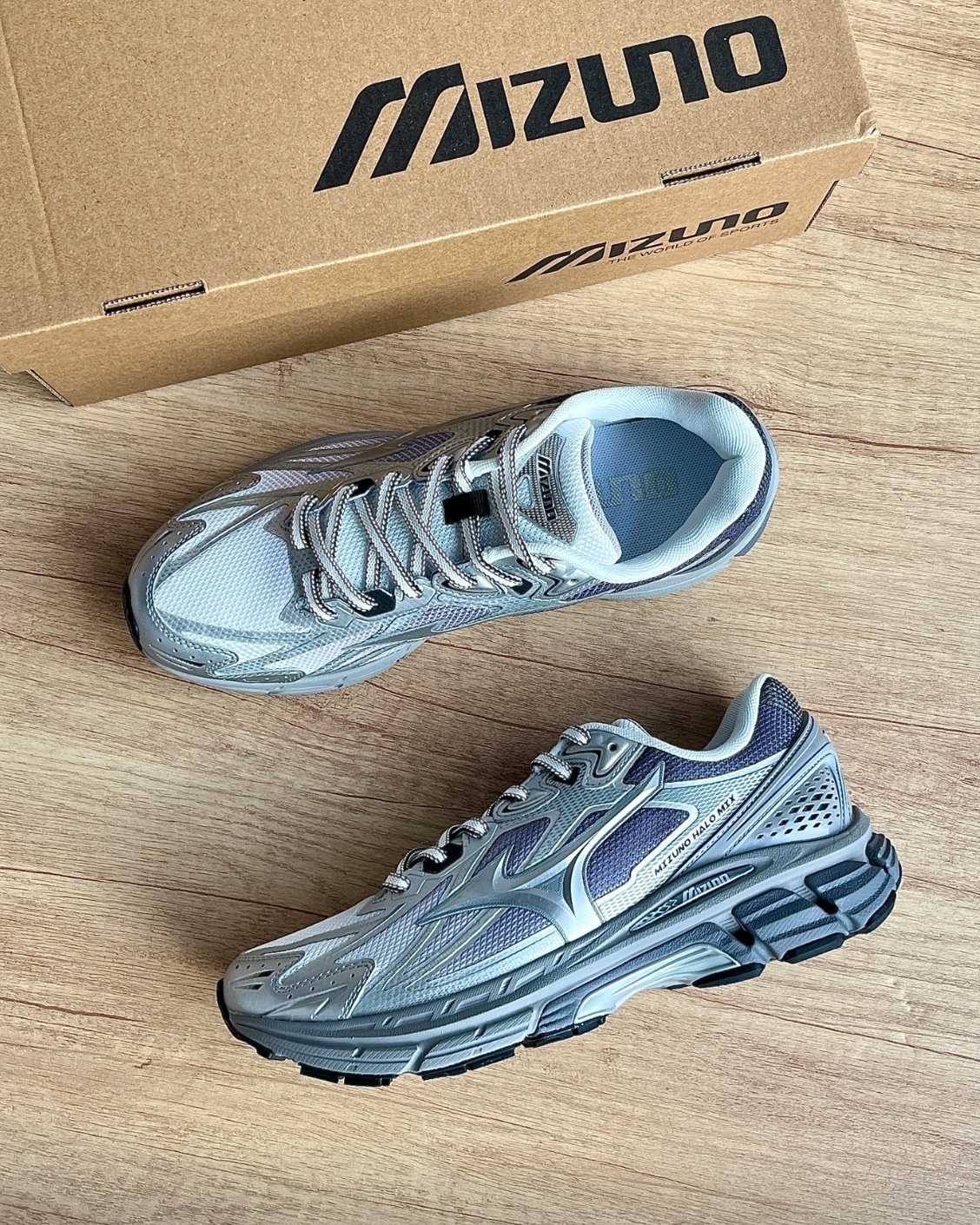 Mizuno Halo Mix Silver 復古運動鞋