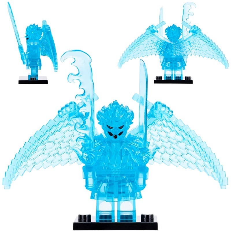 Naruto Sasuke Susanoo Custom Minifigures Fit Lego