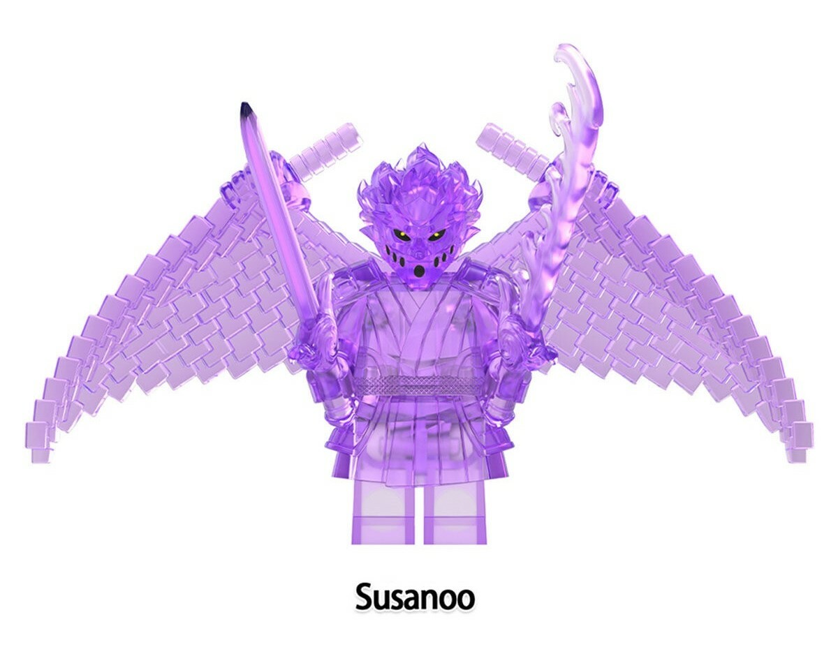 Naruto Sasuke Susanoo Custom Minifigures Fit Lego
