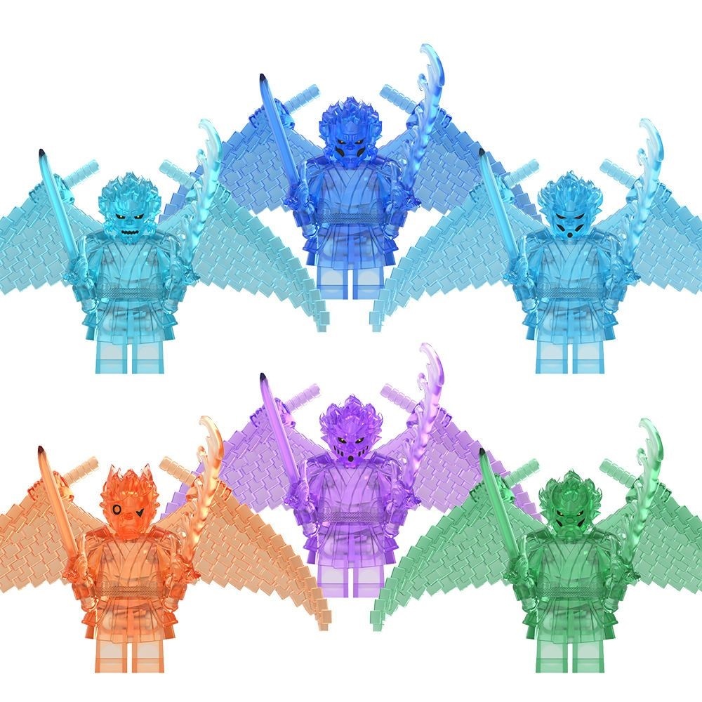 Naruto Sasuke Susanoo Custom Minifigures Set Fit Lego