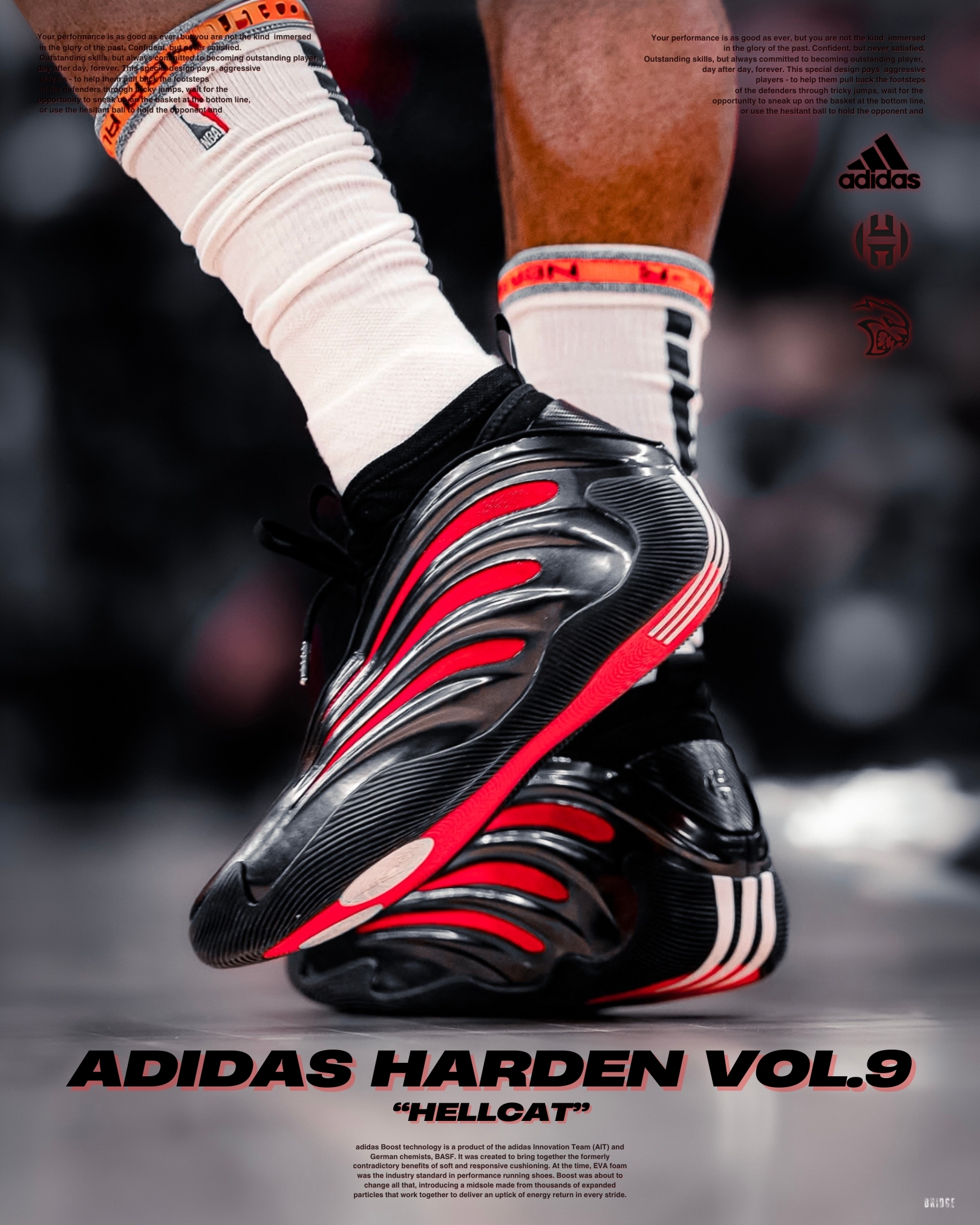 『深淵的使徒地獄貓 💀』Adidas Harden Vol.9 “Hellcat” JH6483