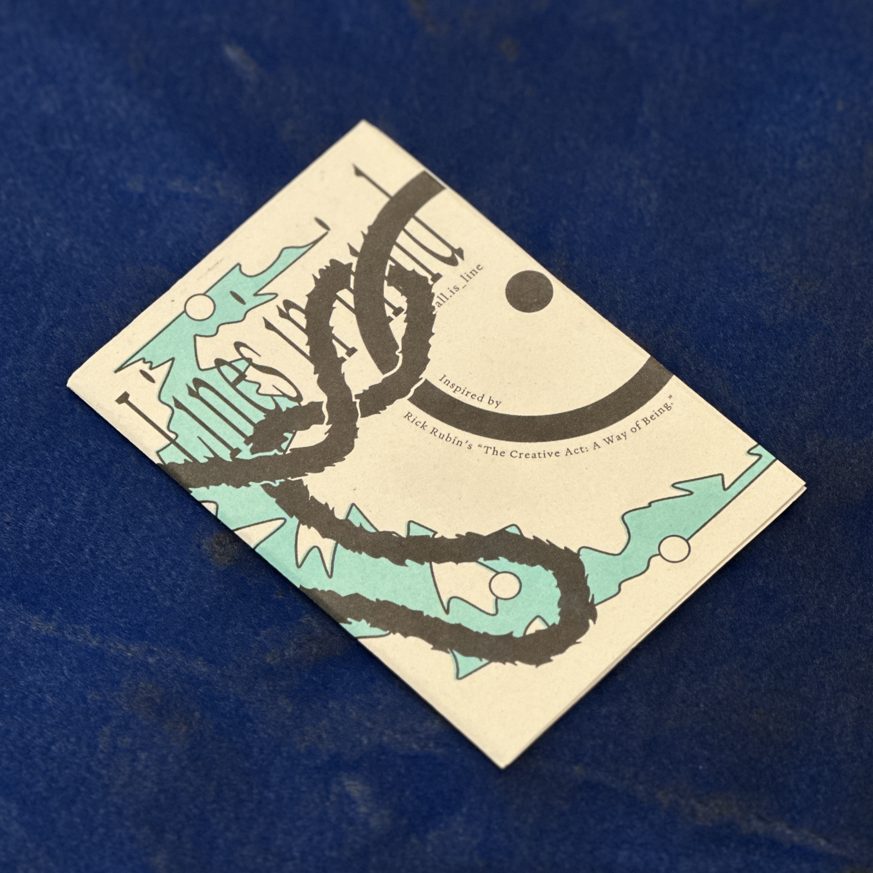 【All is Line】ZINE「Lines in mind」