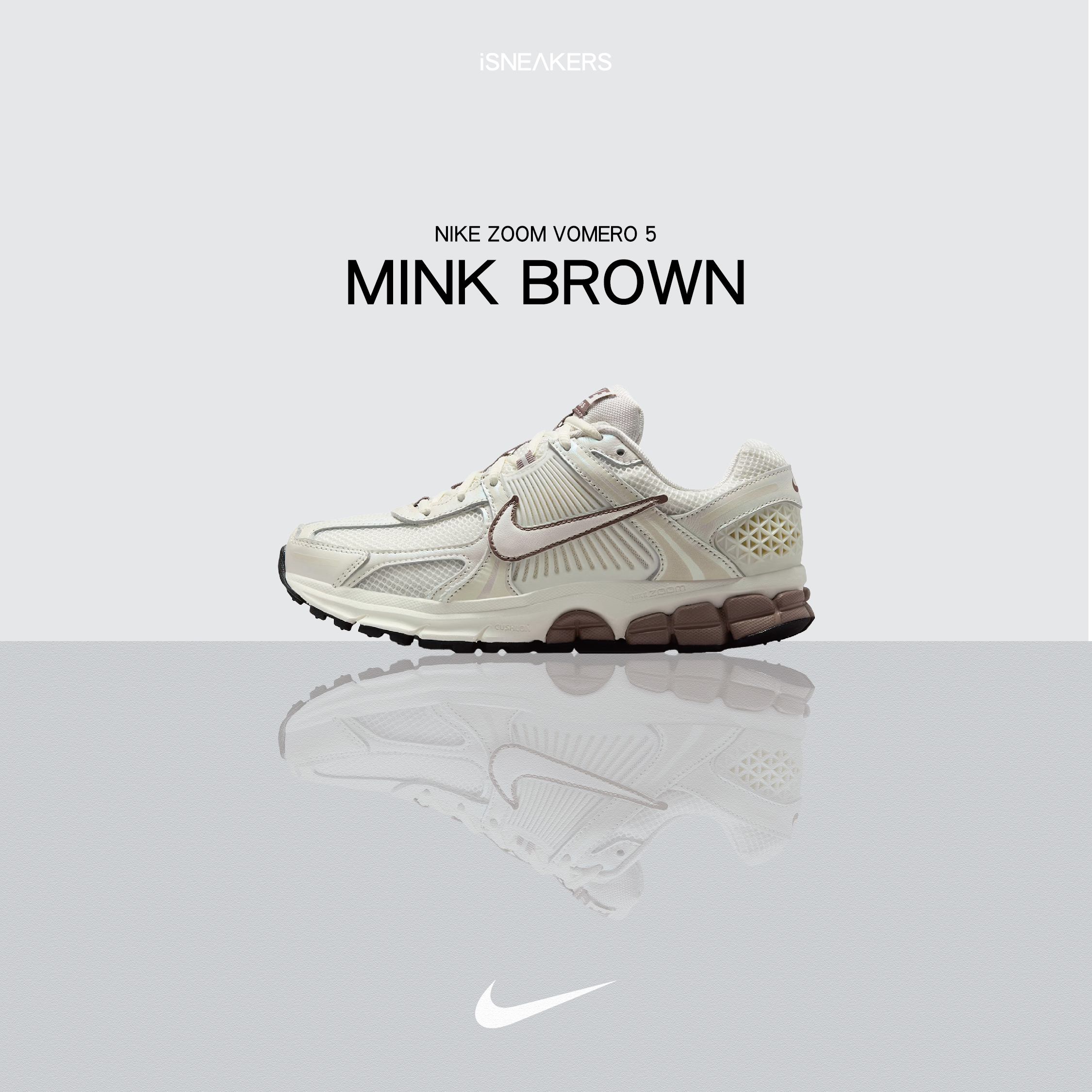 iSNEAKERS｜Nike Zoom Vomero 5 "Mink Brown" 摩卡棕 IB8129-1
