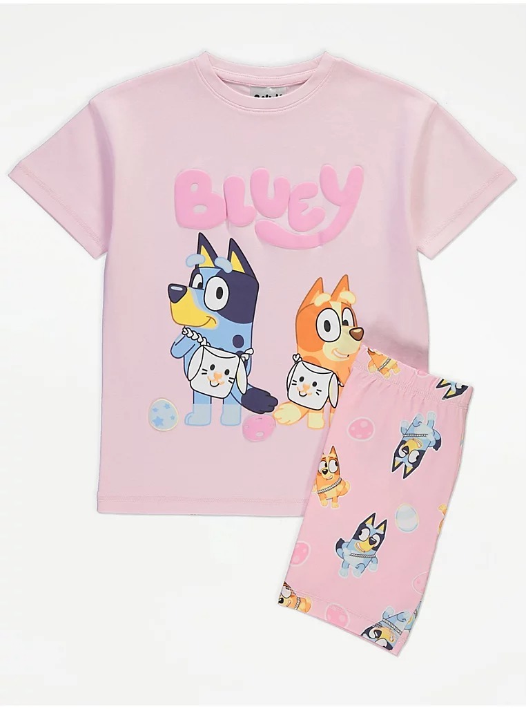【英國代購】 Bluey & Bingo Pink Easter Egg Short Pyjamas