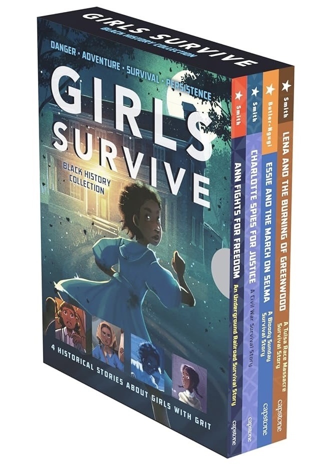 Girls Survive 4 Books Boxed Set 2: Black History Collection