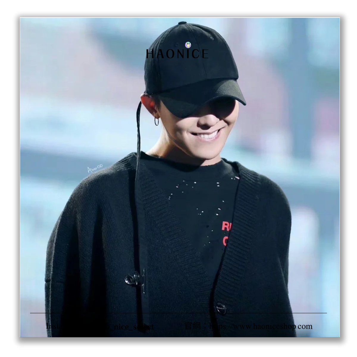 【HAO NICE】100%韓國正品🇰🇷PENCEMINUSONE 權志龍GD同款🔥超長飄帶刺繡棒球帽