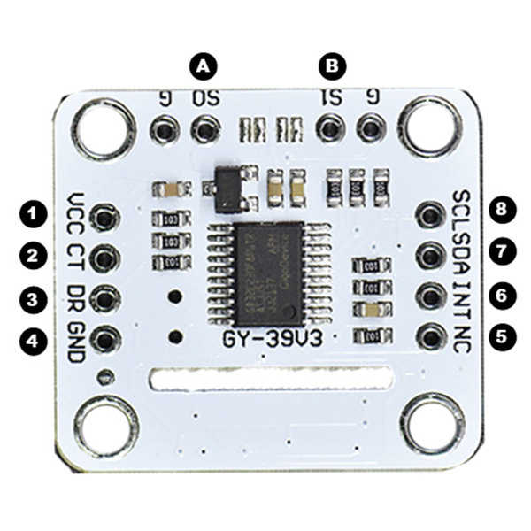 GY-39 溫濕度感測器模組 | 支援光照與氣壓偵測 | 適用Arduino與樹莓派