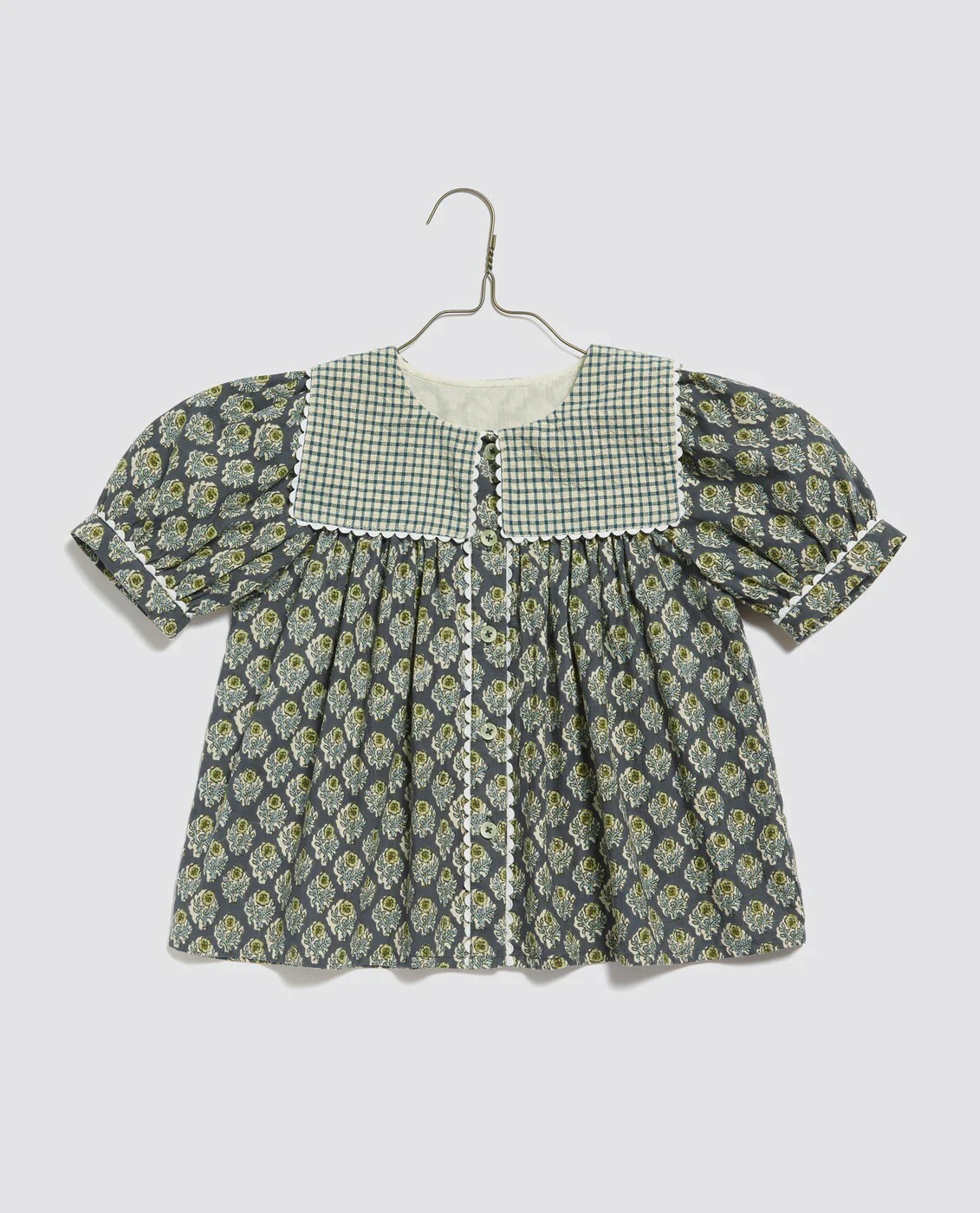 Little Cotton Clothes - Lara Blouse Thistle Floral