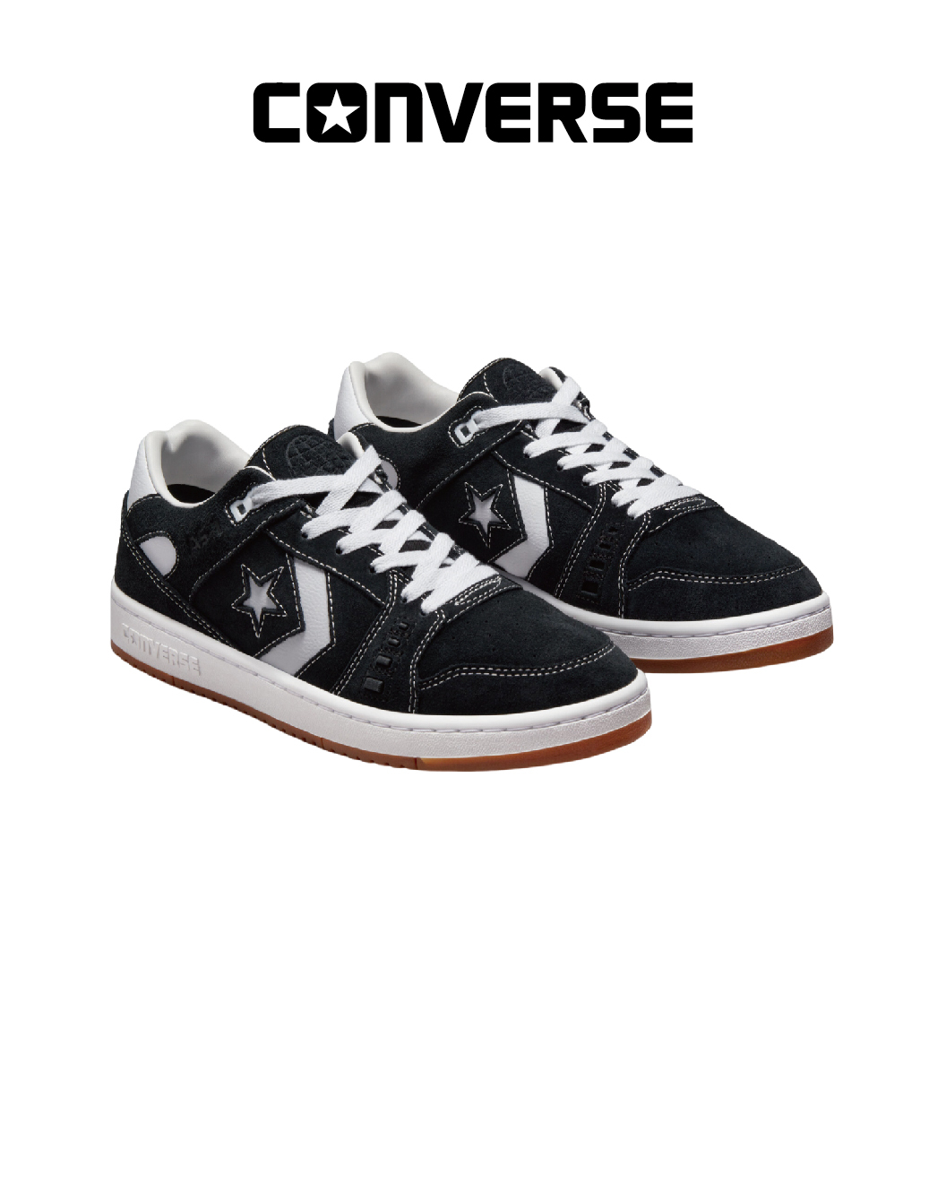 CONVERSE 滑板鞋 板鞋 復古 麂皮 男 黑 23 S/S A04144C AS-1 Pro