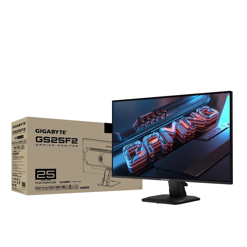米特3C數位–GIGABYTE 技嘉 GS25F2 FHD 25吋FHD/200Hz/1ms/IPS/平面電競