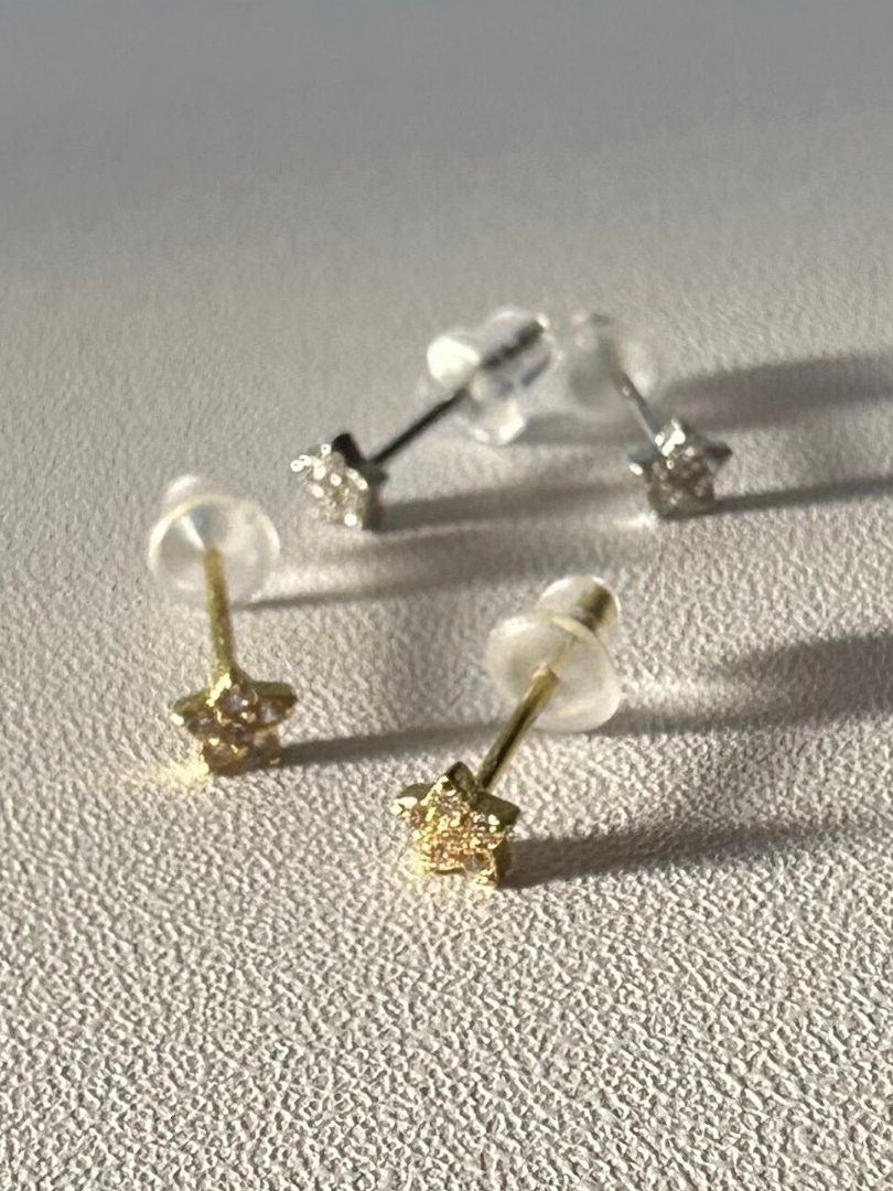 S925 zircon tiny star pierce | none tw