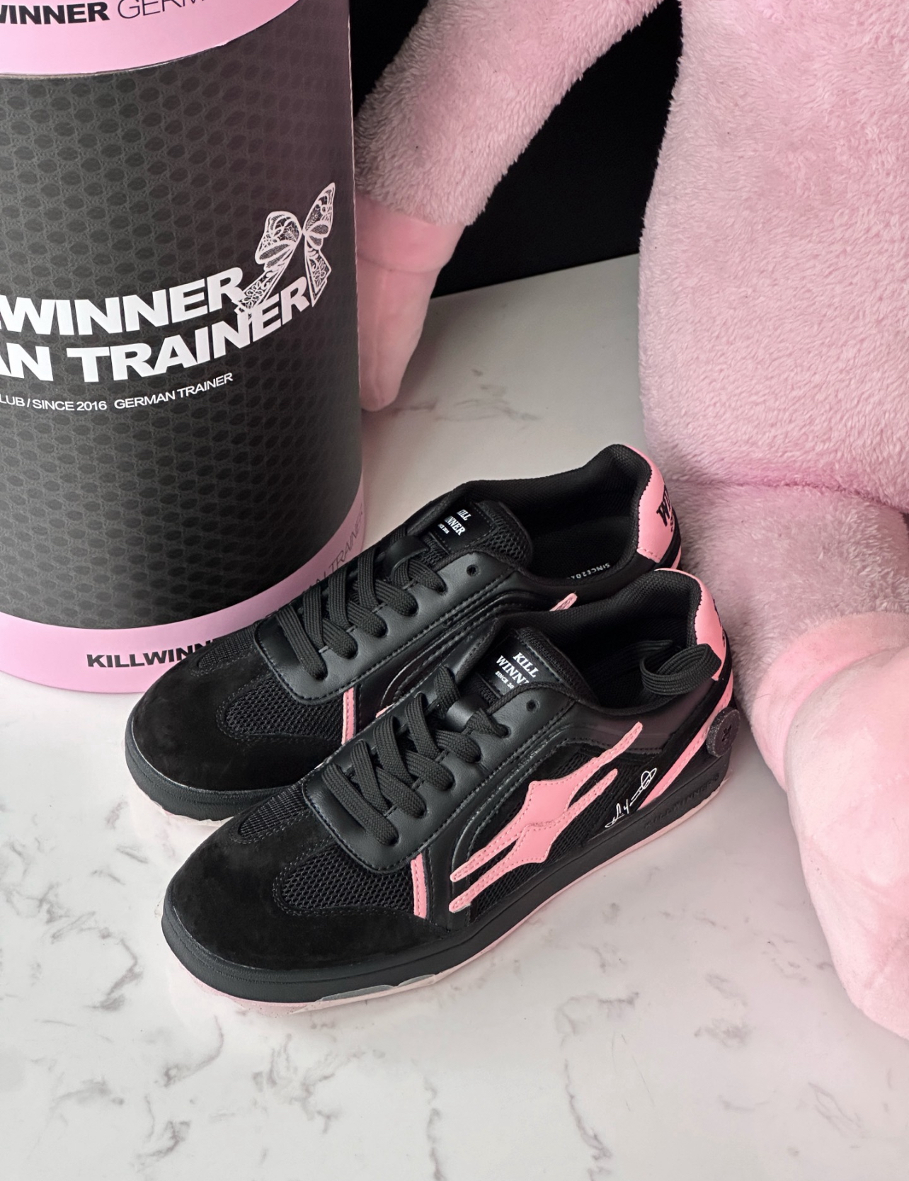 KILLWINNER 德訓鞋 BLACK PINK KWDX240505