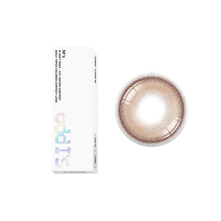 oddI's 彩色日拋 柔和棕 10pcs