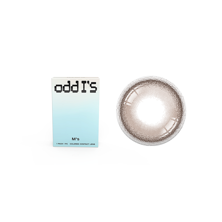 oddI's 彩色月拋 純粹深棕 10pcs