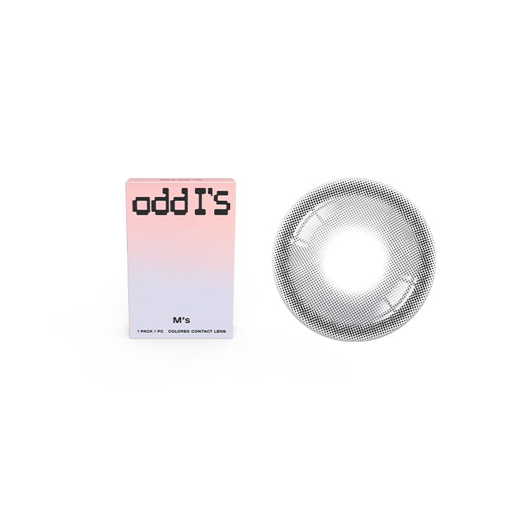 oddI's 彩色月拋 清晰灰 10pcs