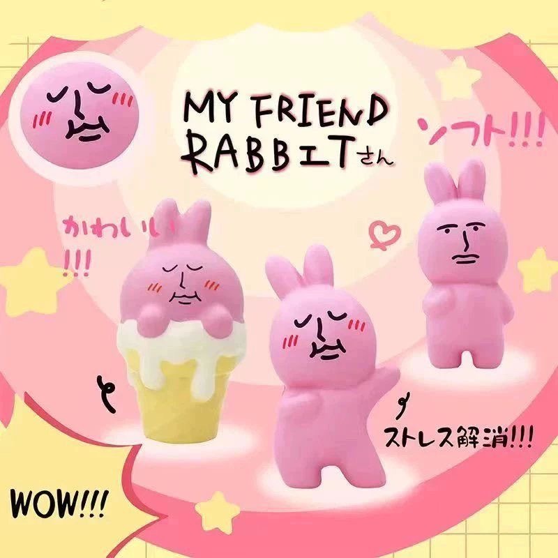 My friend rabbit blind box squishy