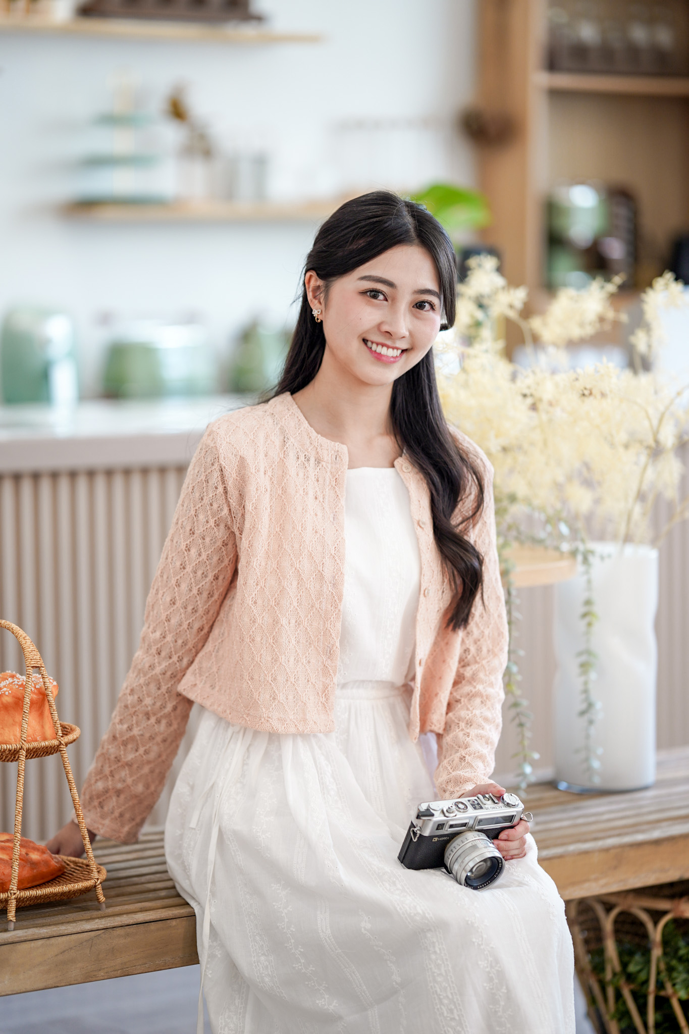JK235 Sakura Lace Crop Jacket