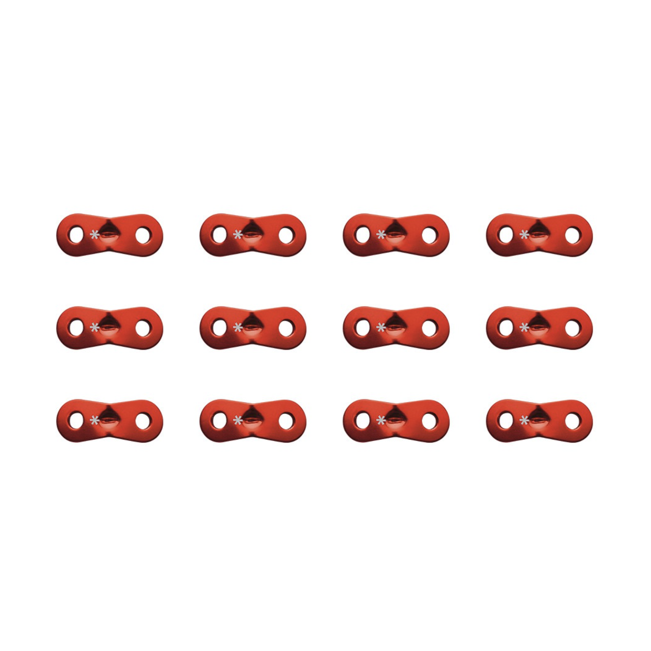 Snow Peak Red Aluminum Stopper Set (12pcs) R-050-1