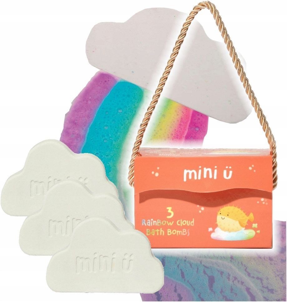 英國Mini U彩虹雲沐浴球(130g x 3)