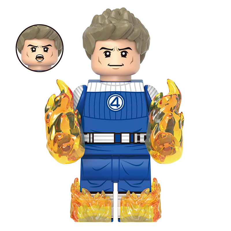 Human Torch Custom Minifigures Fit Lego GH0308