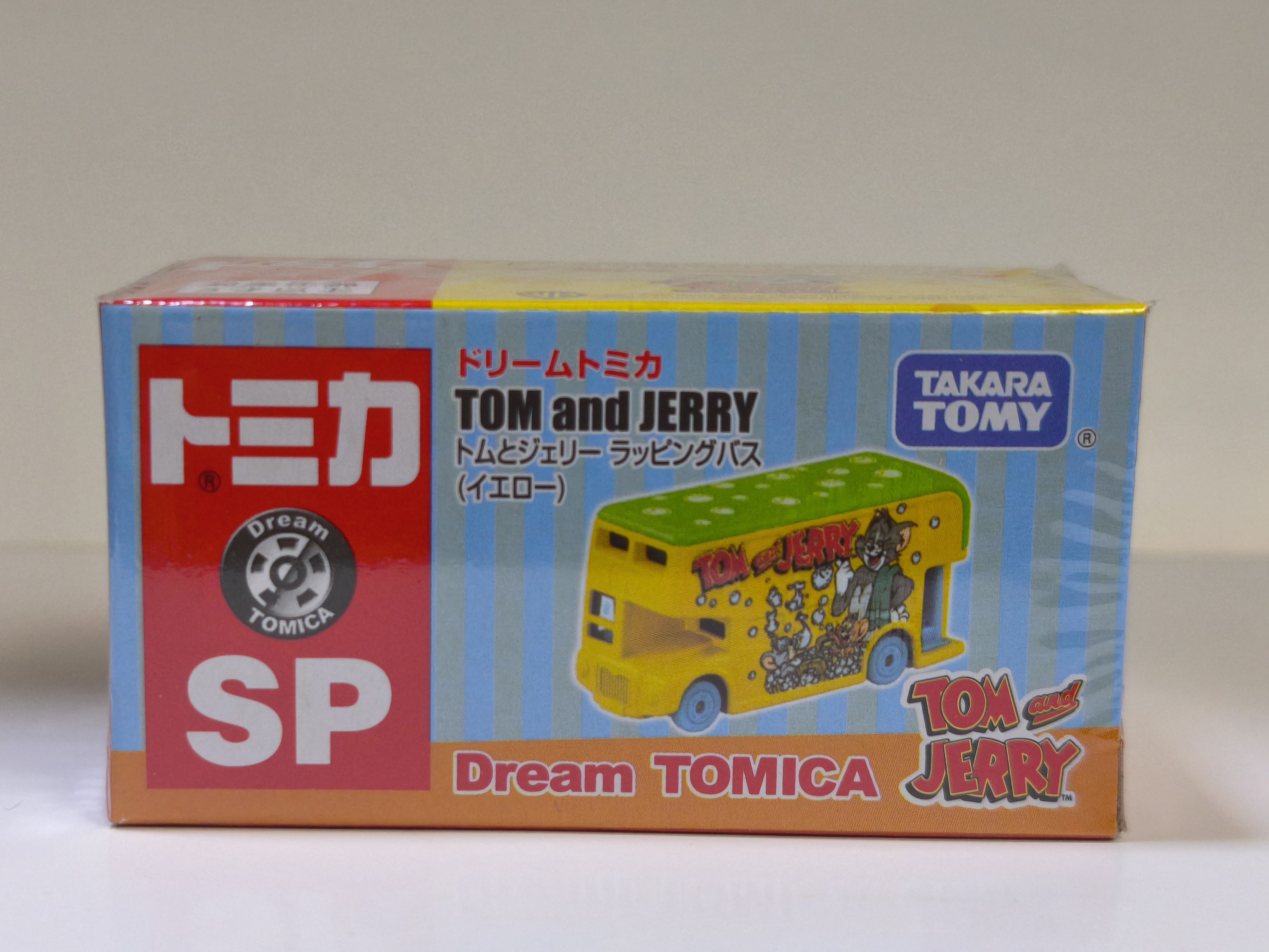 日版Dream Tomica SP Tom and Jerry Wrapping Bus (Yellow)