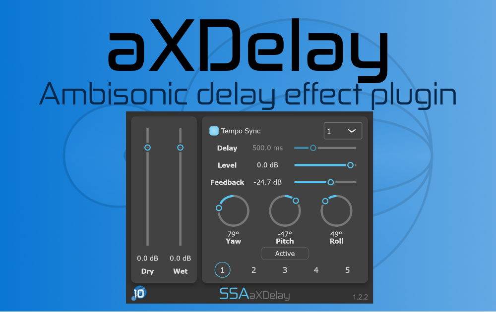 Causeway SSA Plugins aXDelay 多模組空間延遲 Plugin (序號下載版)