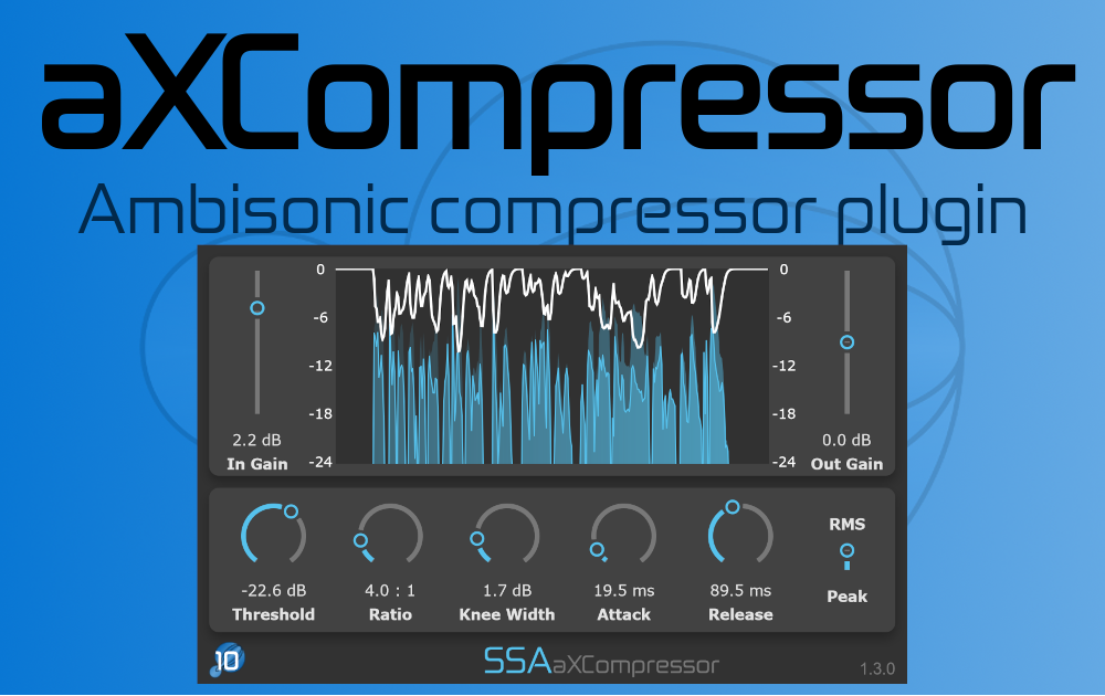 Causeway SSA Plugins aXCompressor 空間音場壓縮器 Plugin (序號下載版