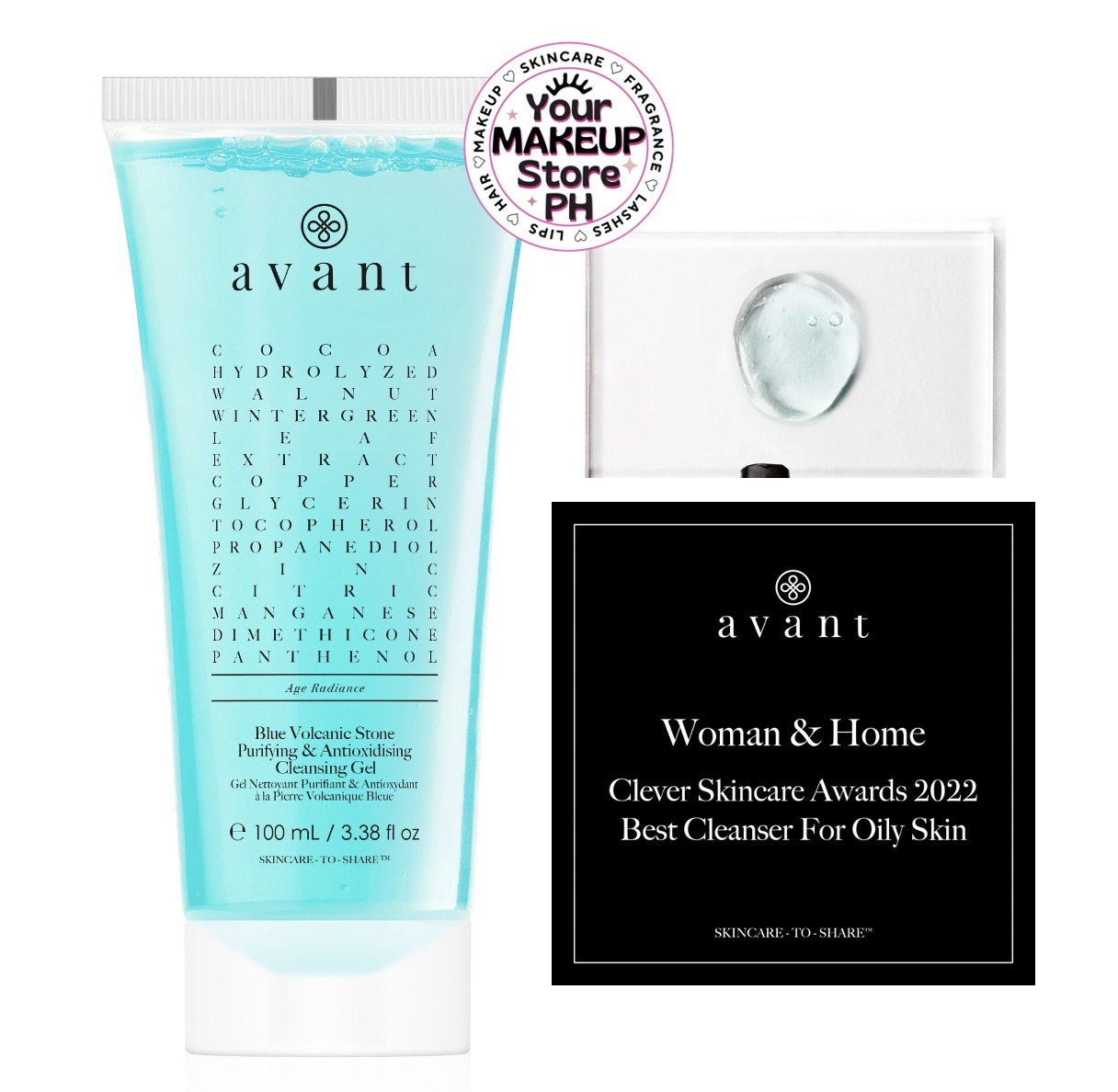 AVANT SKINCARE Blue Volcanic Stone Purifying & Antioxid