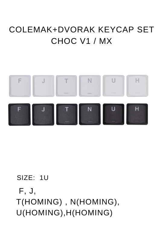 Tai-Hao Thins (THT) Low Profile Colemak+Dvorak