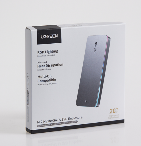 Ugreen M.2 NVMe RGB 擴充器_CM777-25665