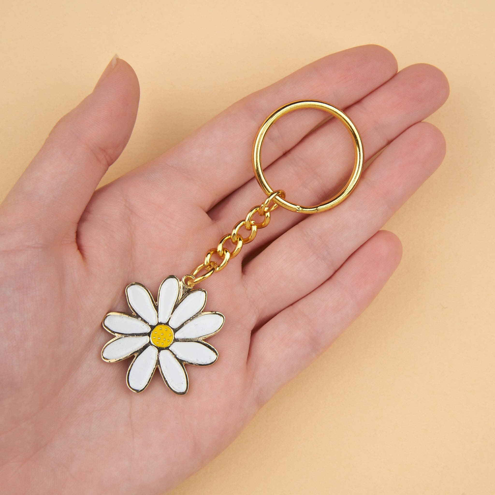 Coucou Suzette 法國｜DAISY KEY RING 雛菊鑰匙圈