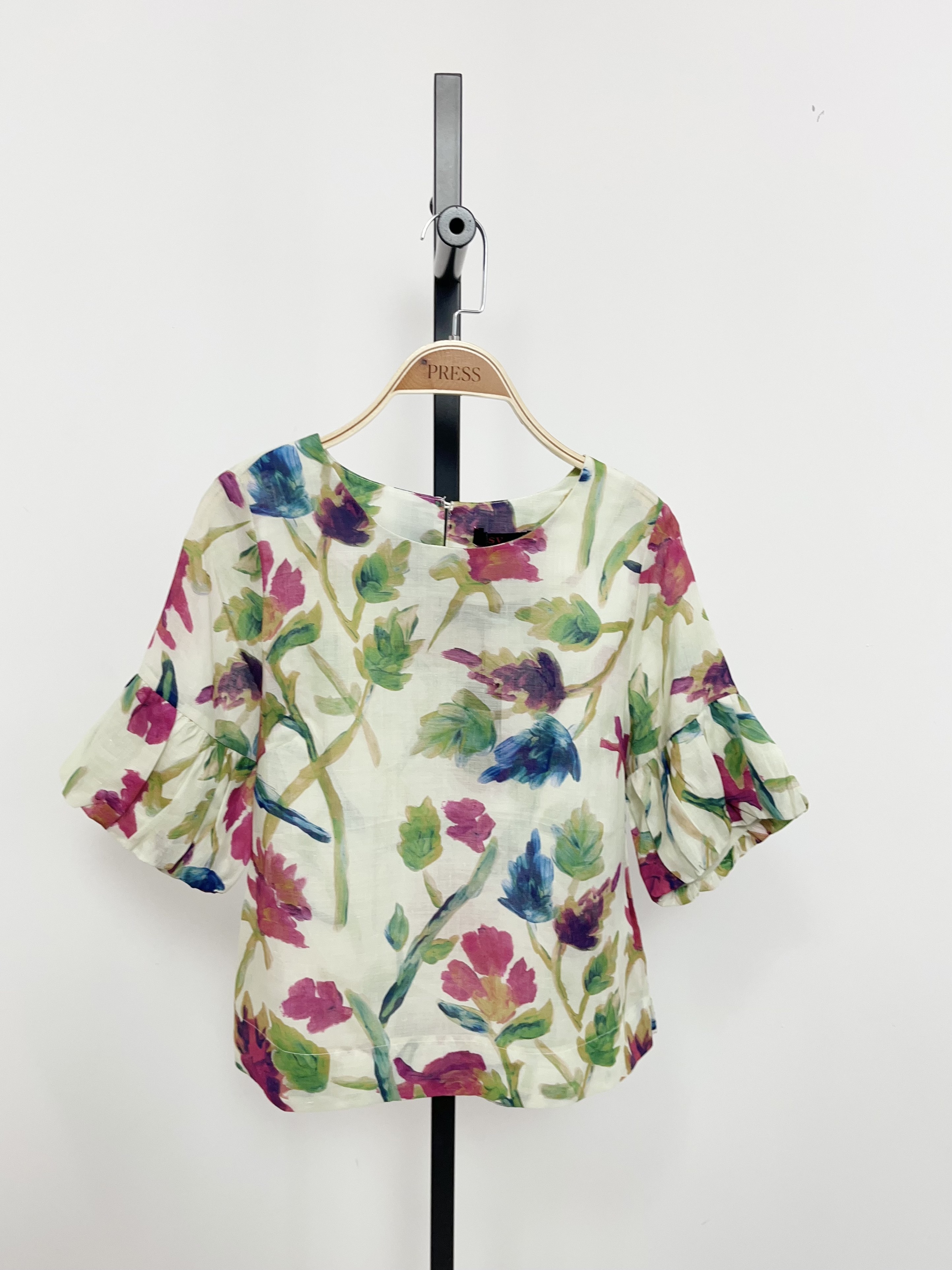 Rose Linen Top [#07515]