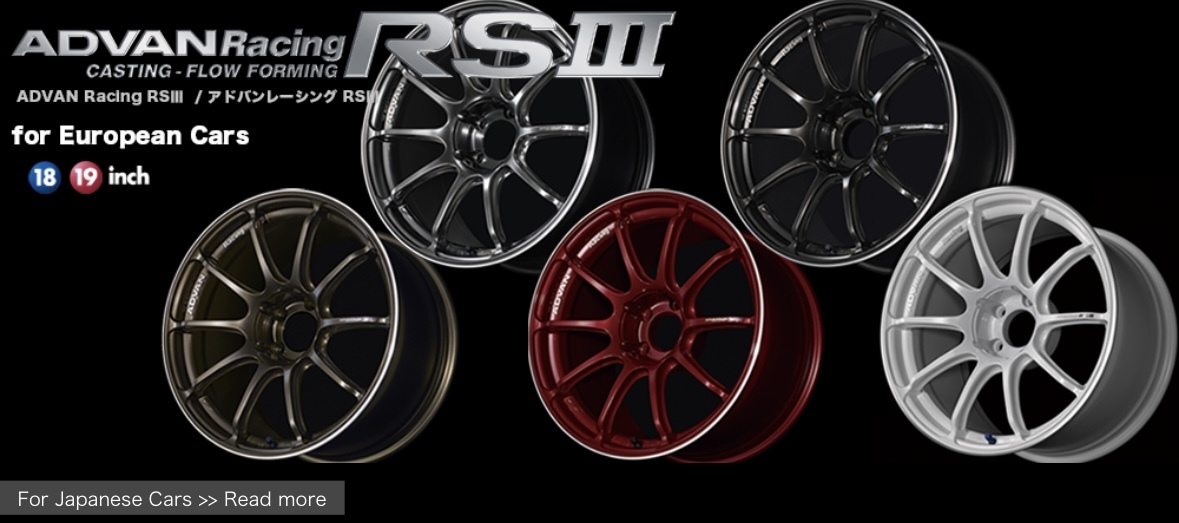 日本Advan RS3 R6 RZ2 TC-4 GT RG4 鋁圈