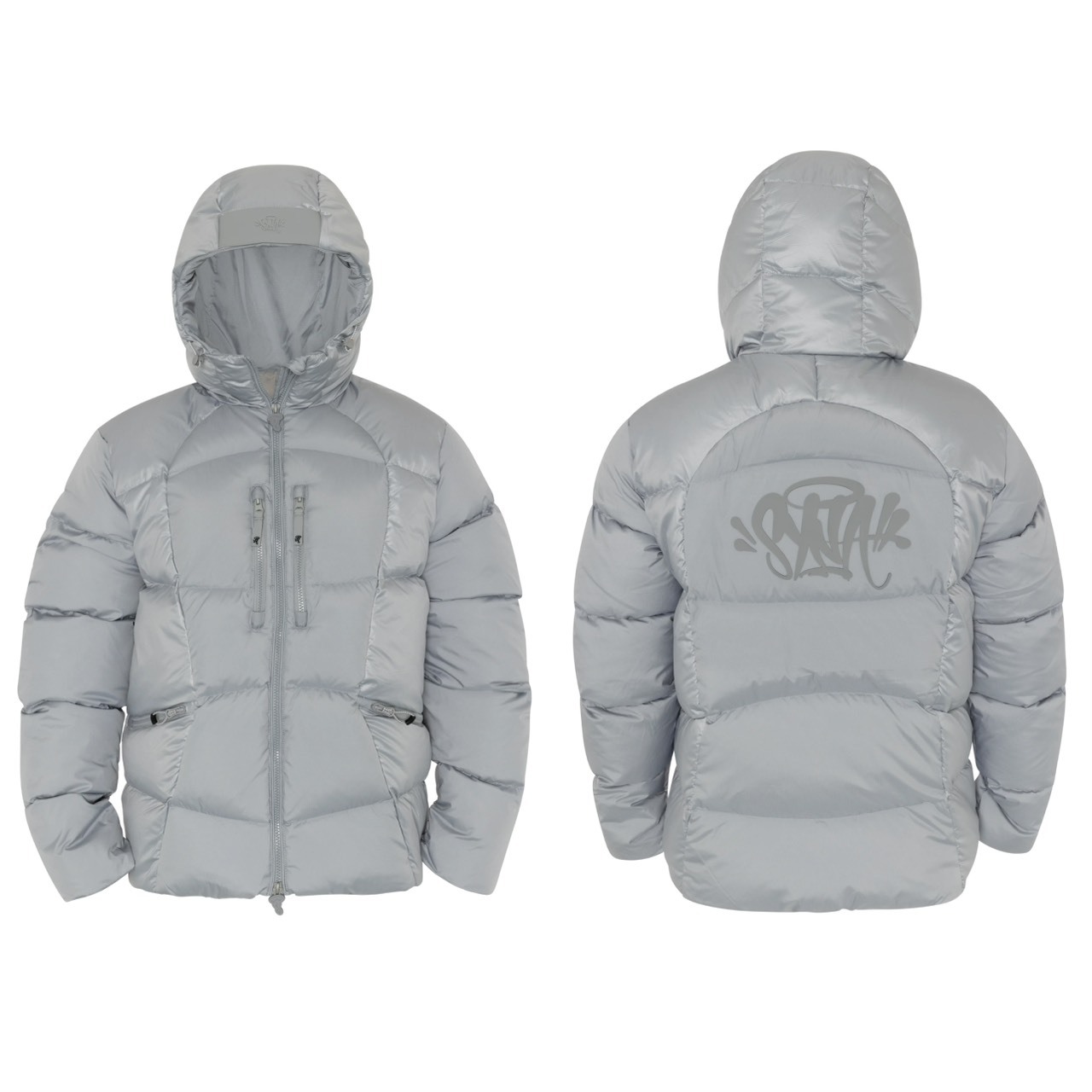 Central Cee Syna World Wave Puffer Jacket Grey 羽絨外套 灰色