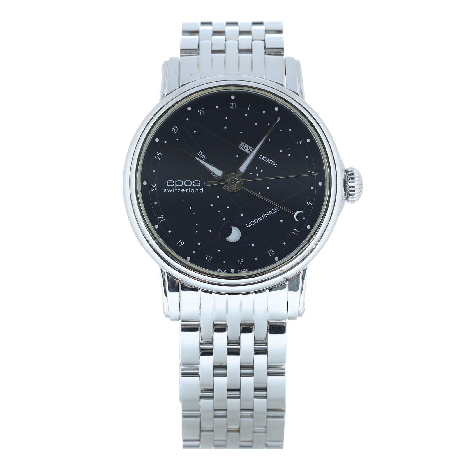 愛寶時 EPOS 3391 MP 自動機械 月相 腕錶 3391.832.20.16.30 藍面盤 2018