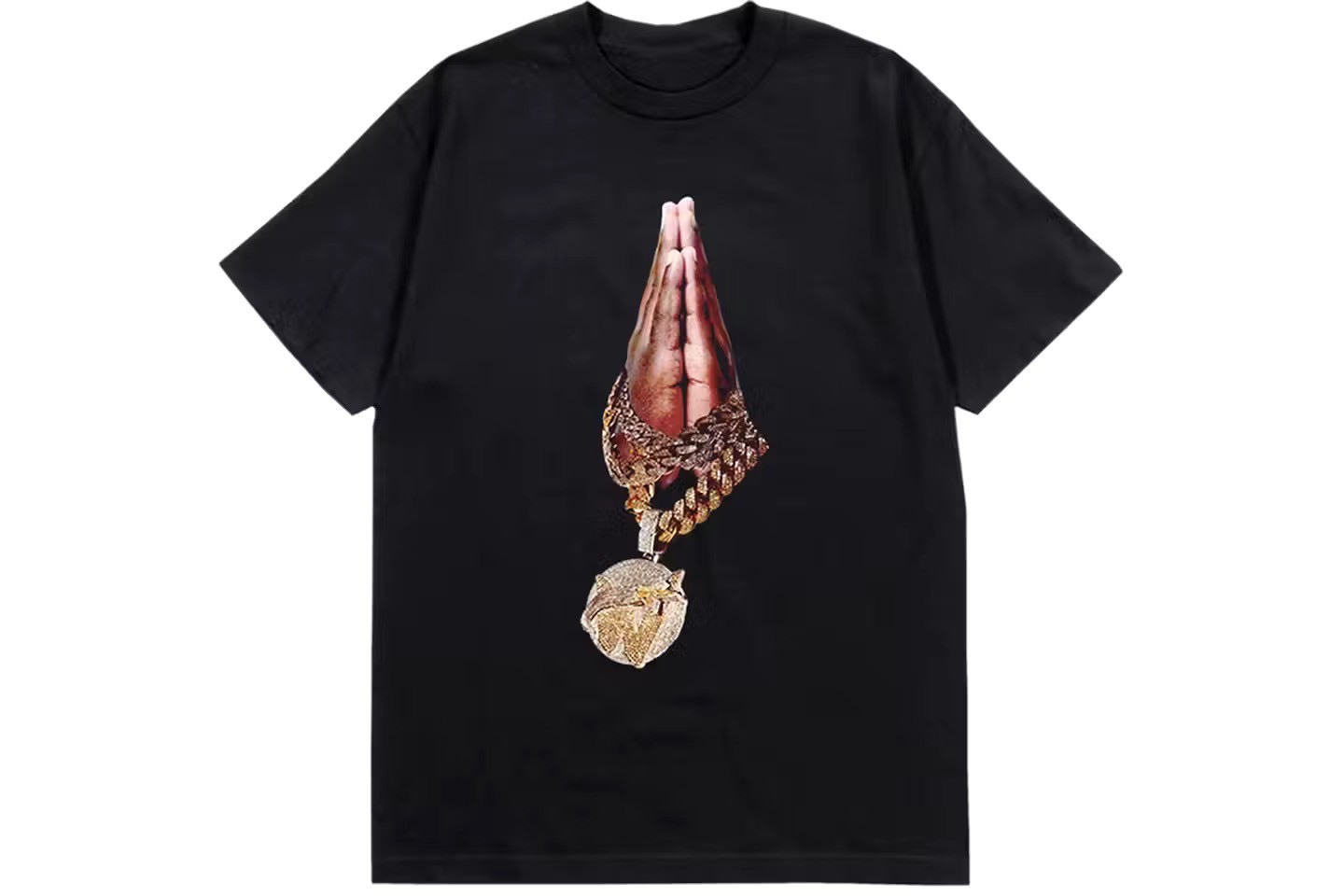 Vlone x Pop Smoke Chain Tee Black
