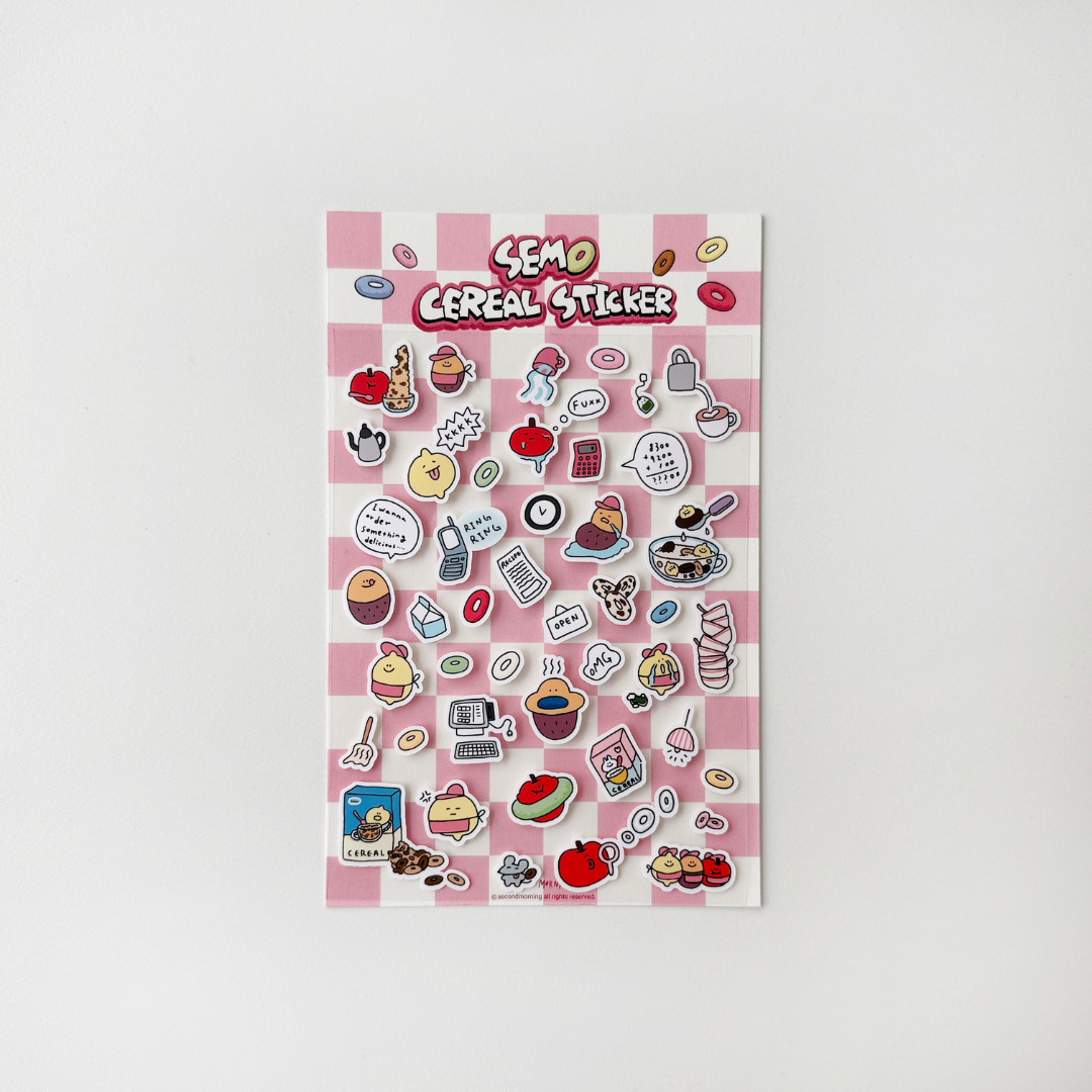 【SecondMorning】 semo cereal sticker