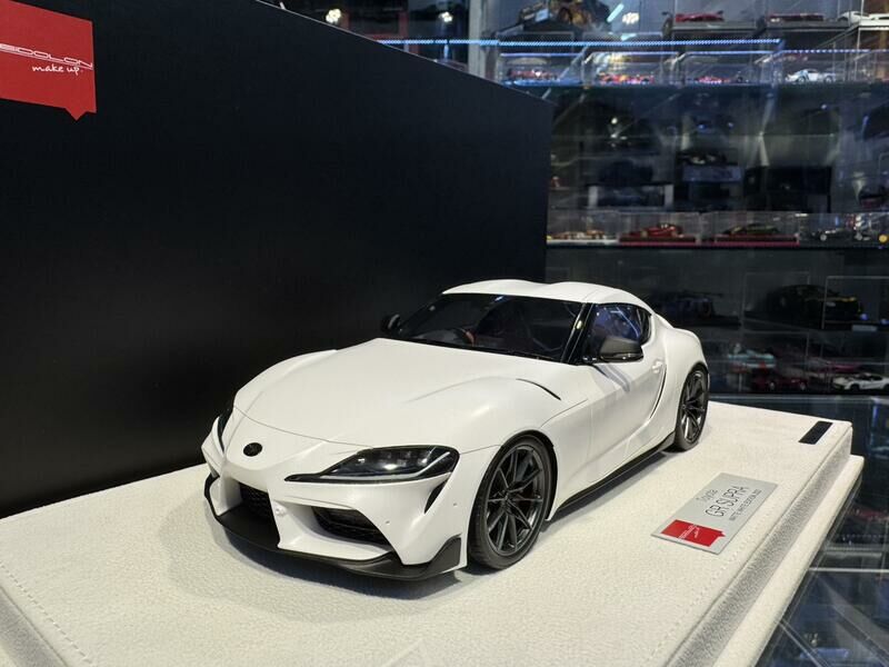 MakeUp EML176 Toyota GR Supra RZ (A91) Matte White 1/18