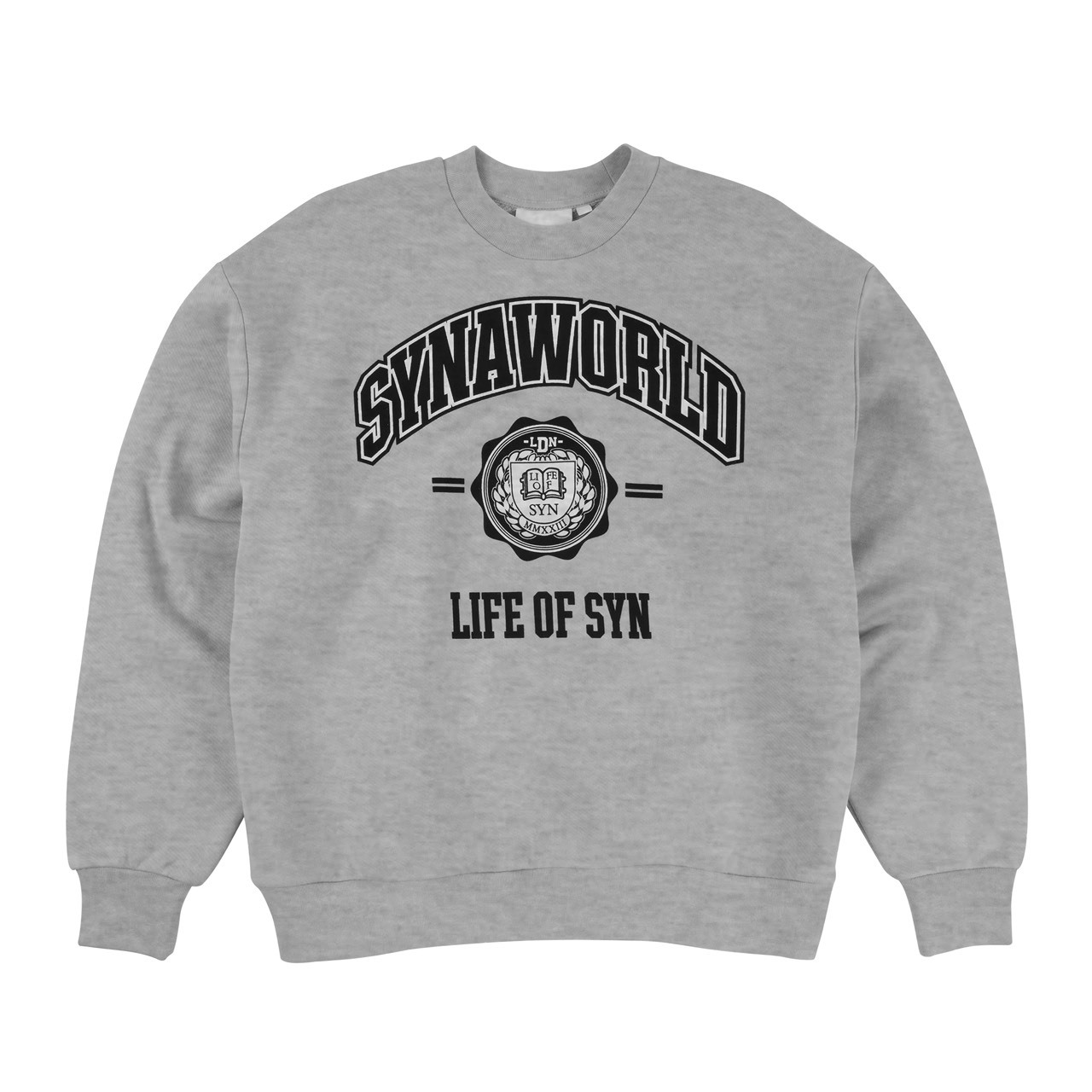 Central Cee Syna World College Crew Sweat 大學T 灰